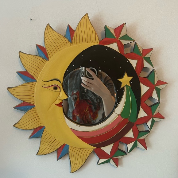 Vintage | Wall Decor | Celestial Fairycore Sun Mirror | Poshmark